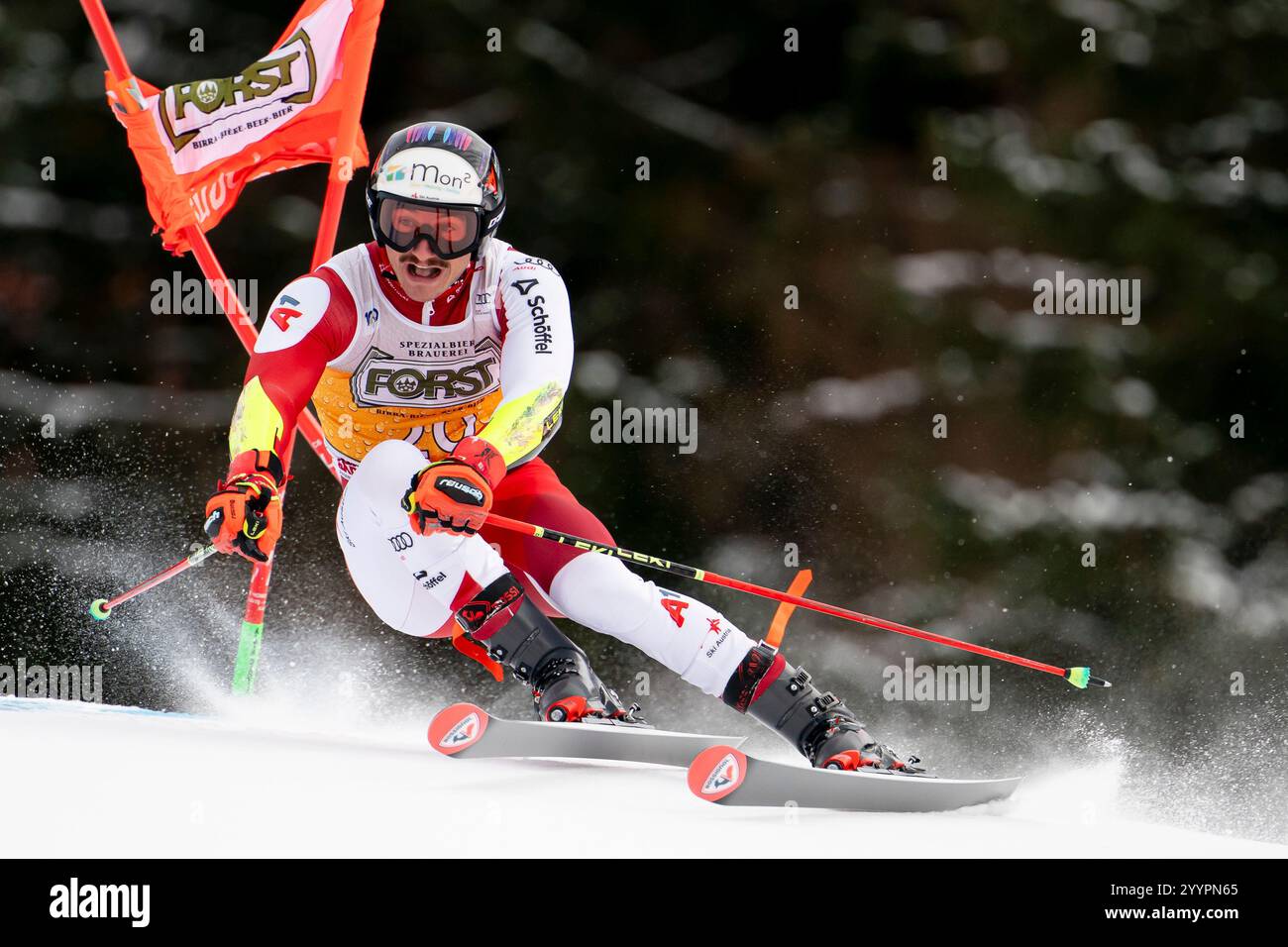 Alta Badia, Italy 22 December 2024. FEURSTEIN Patrick (AUT) competing ...