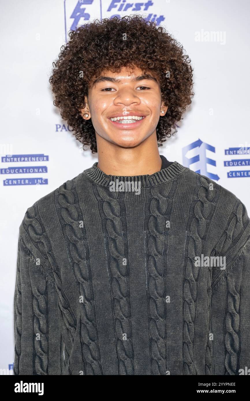 Los Angeles, United States. 21st Dec, 2024. Recording Artist Aaron Tien ...