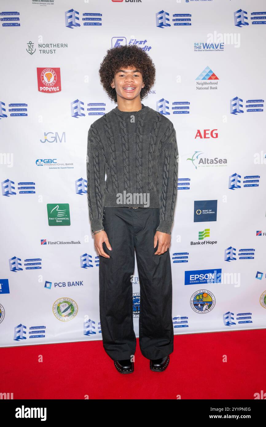 Los Angeles, United States. 21st Dec, 2024. Recording Artist Aaron Tien ...