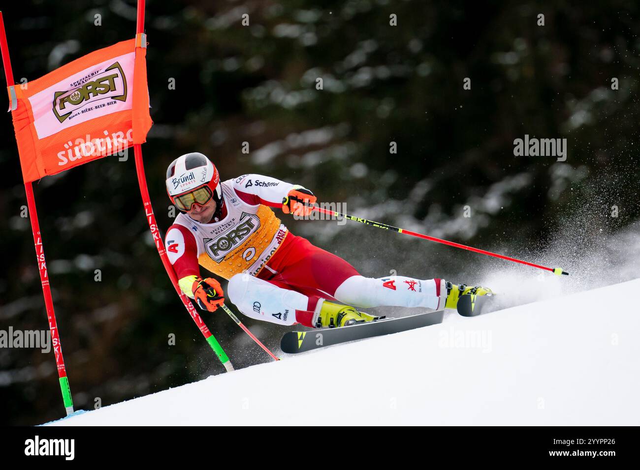 Alta Badia, Italy 22 December 2024. BRENNSTEINER Stefan (AUT) competing ...