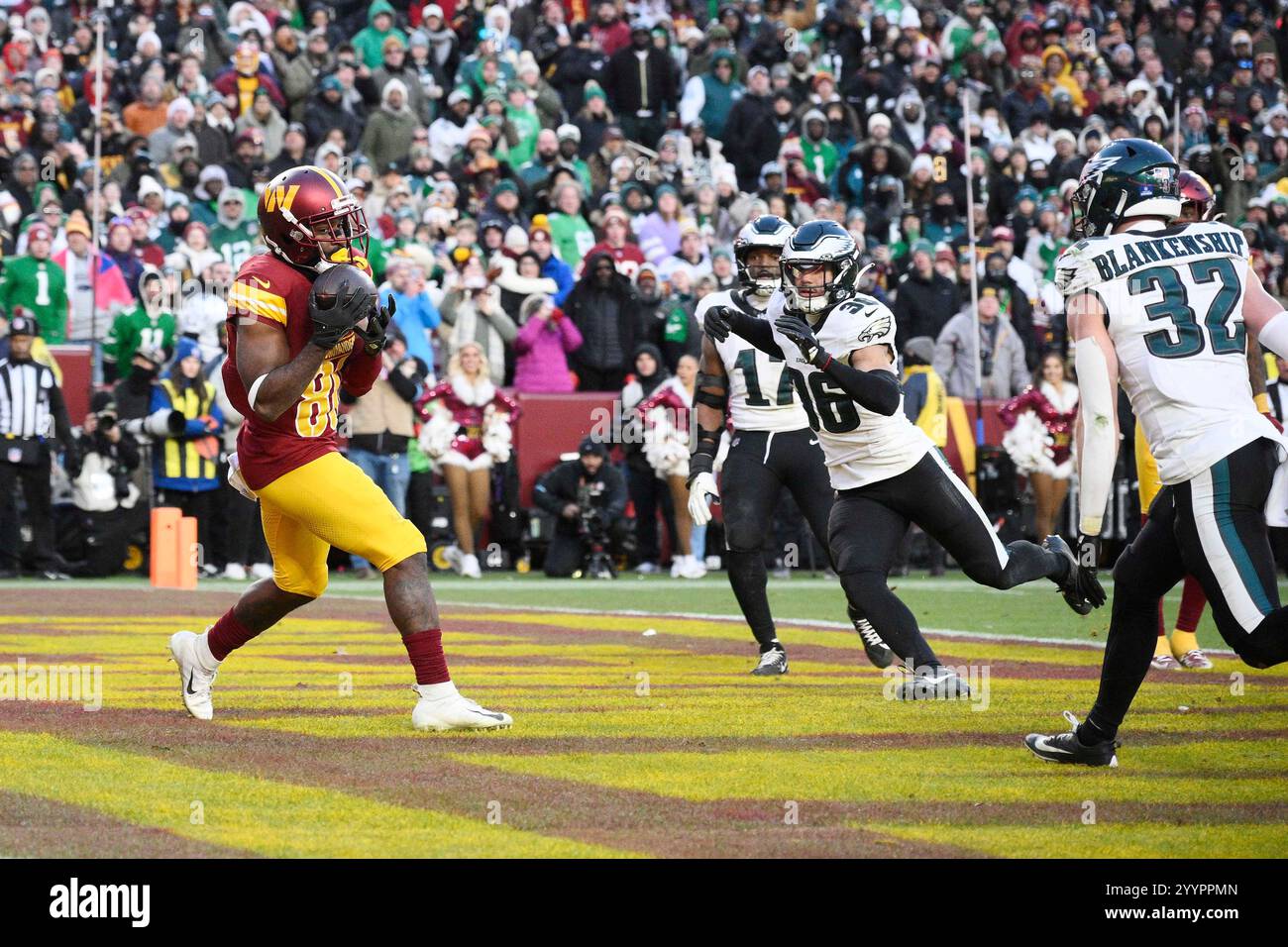 Washington Commanders wide receiver Jamison Crowder (80) makes a catch ...