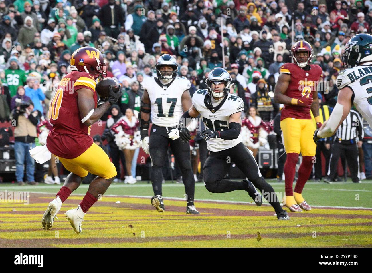 Washington Commanders wide receiver Jamison Crowder (80) makes a ...