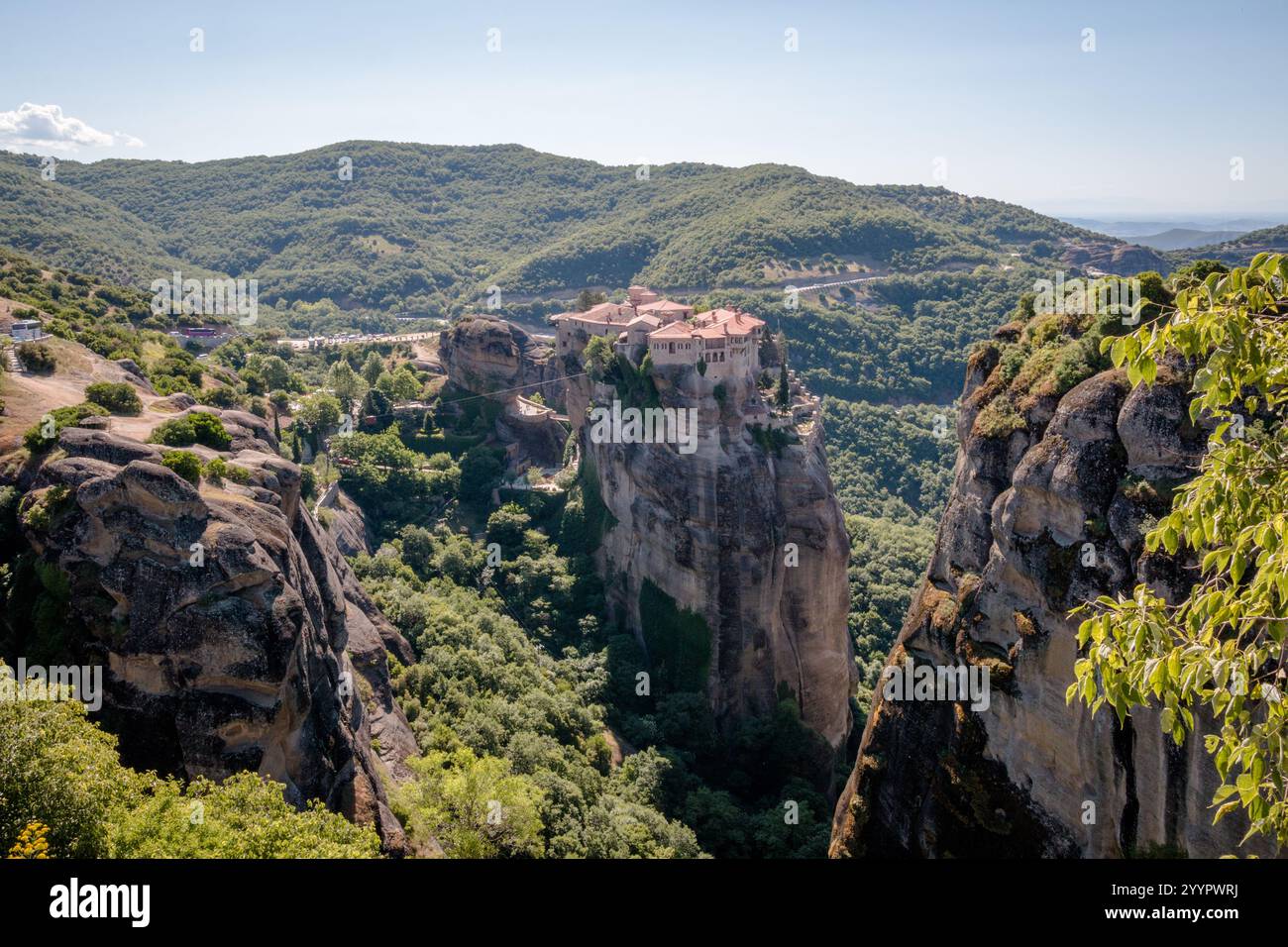 Views of the Meteora monasteries in Greece Stock Photo - Alamy