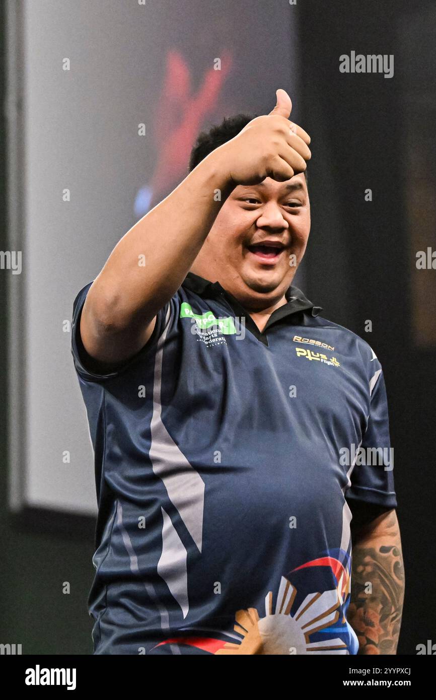 Alexandra Palace, London, UK. 22nd Dec, 2024. 2024/25 PDC Paddy Power ...