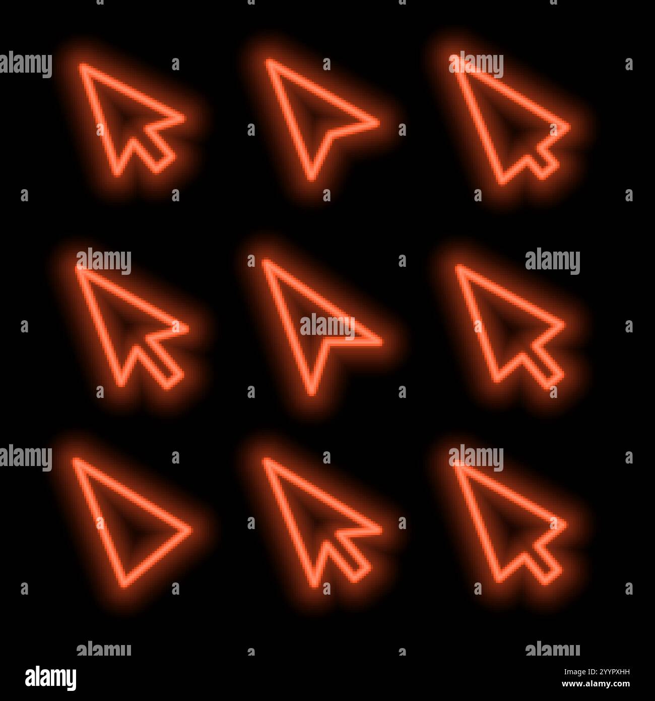 Cursors vector vectors hi-res stock photography and images - Alamy