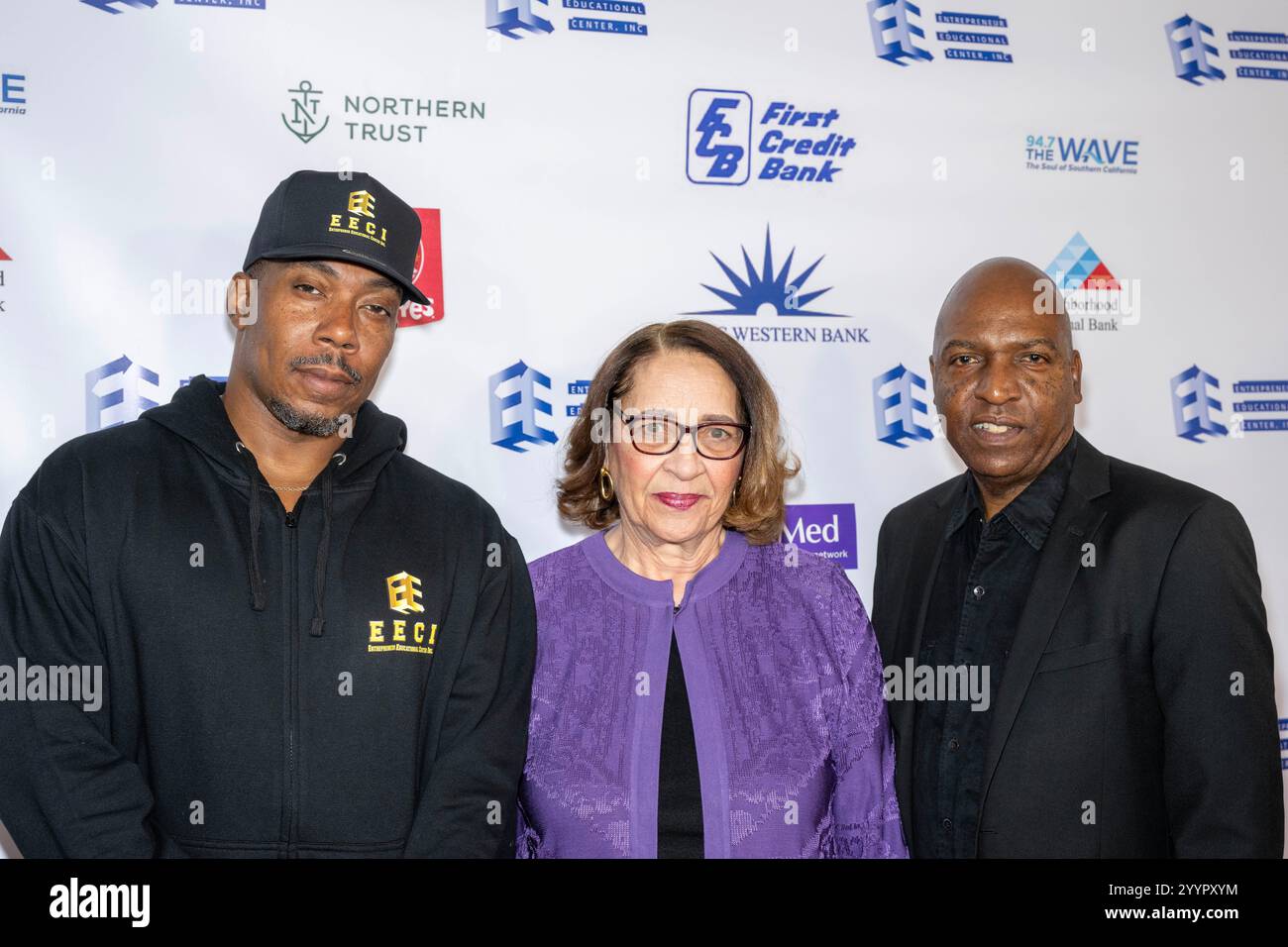 Los Angeles, United States. 21st Dec, 2024. (L-R) EECI VP of Marketing ...