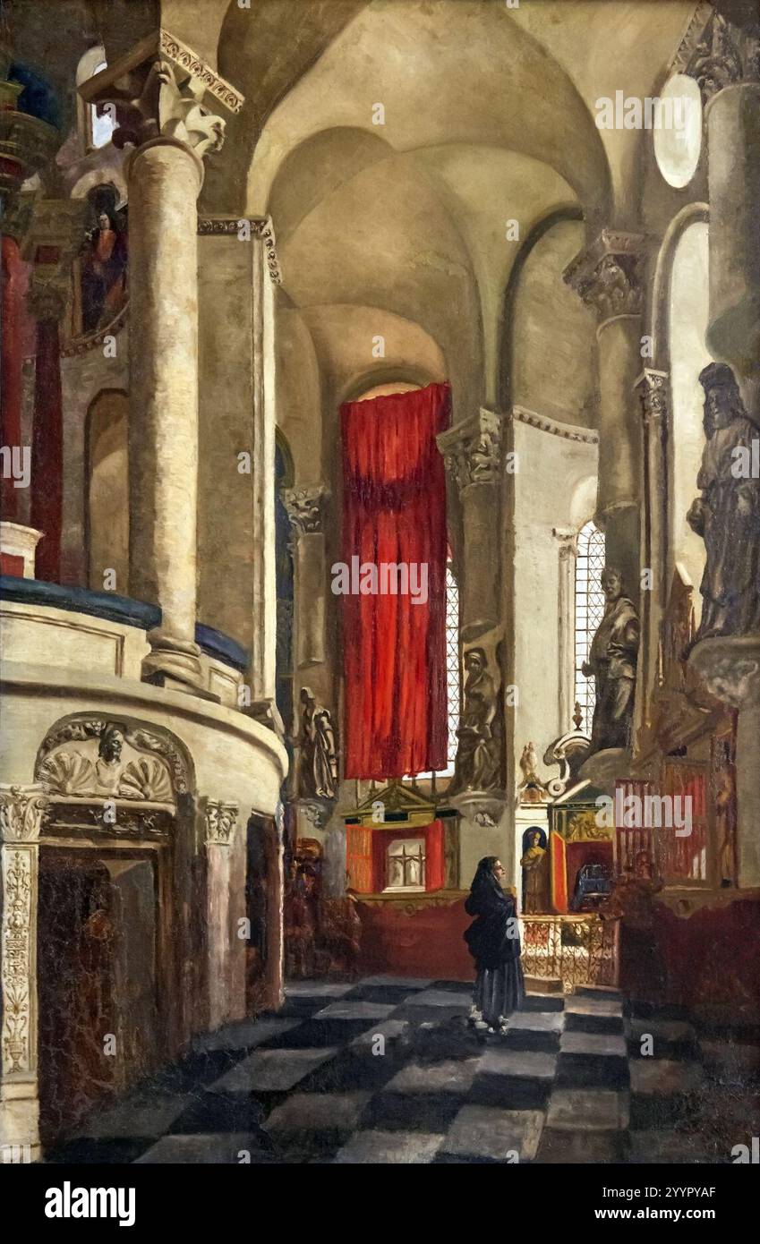 Déambulatoire de Saint-Sernin vers 1860 - Basilique Saint-Sernin de Toulouse Stock Photo - Alamy