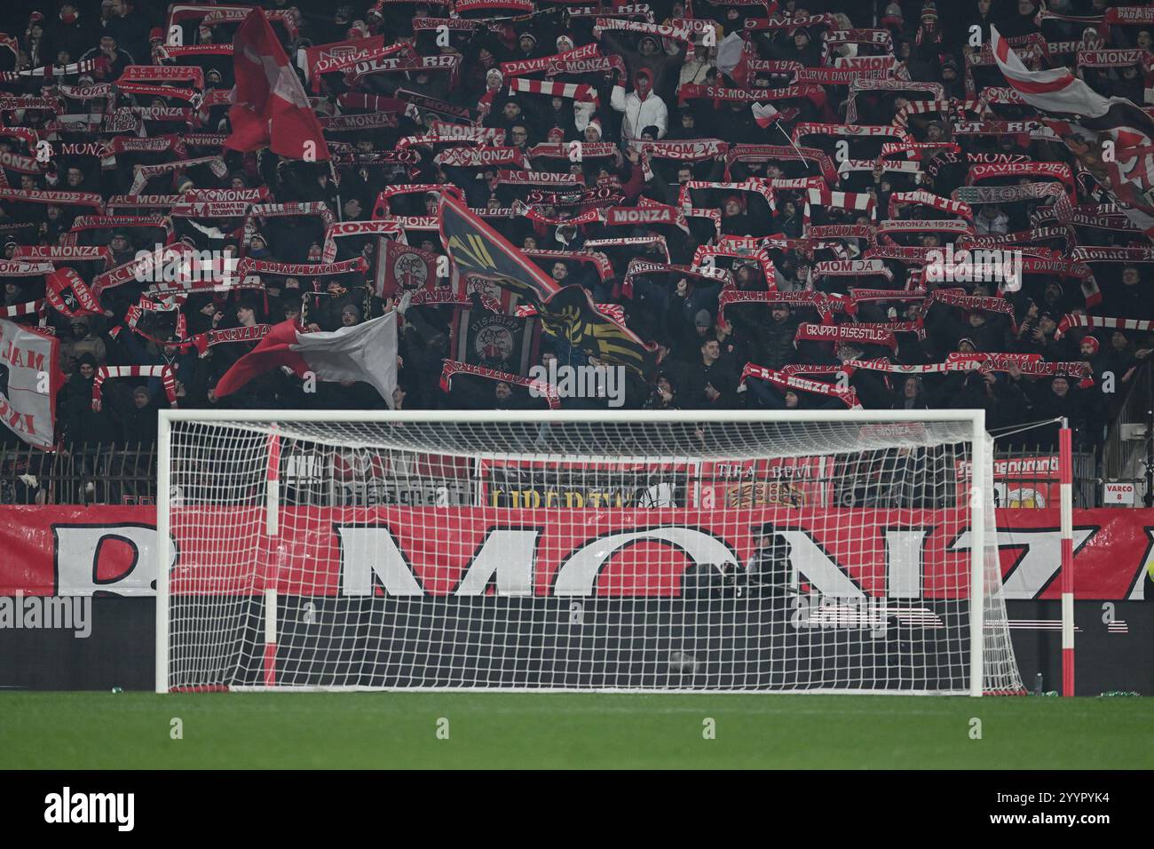 AC Monza supporters during the Italian Serie A football match between ...