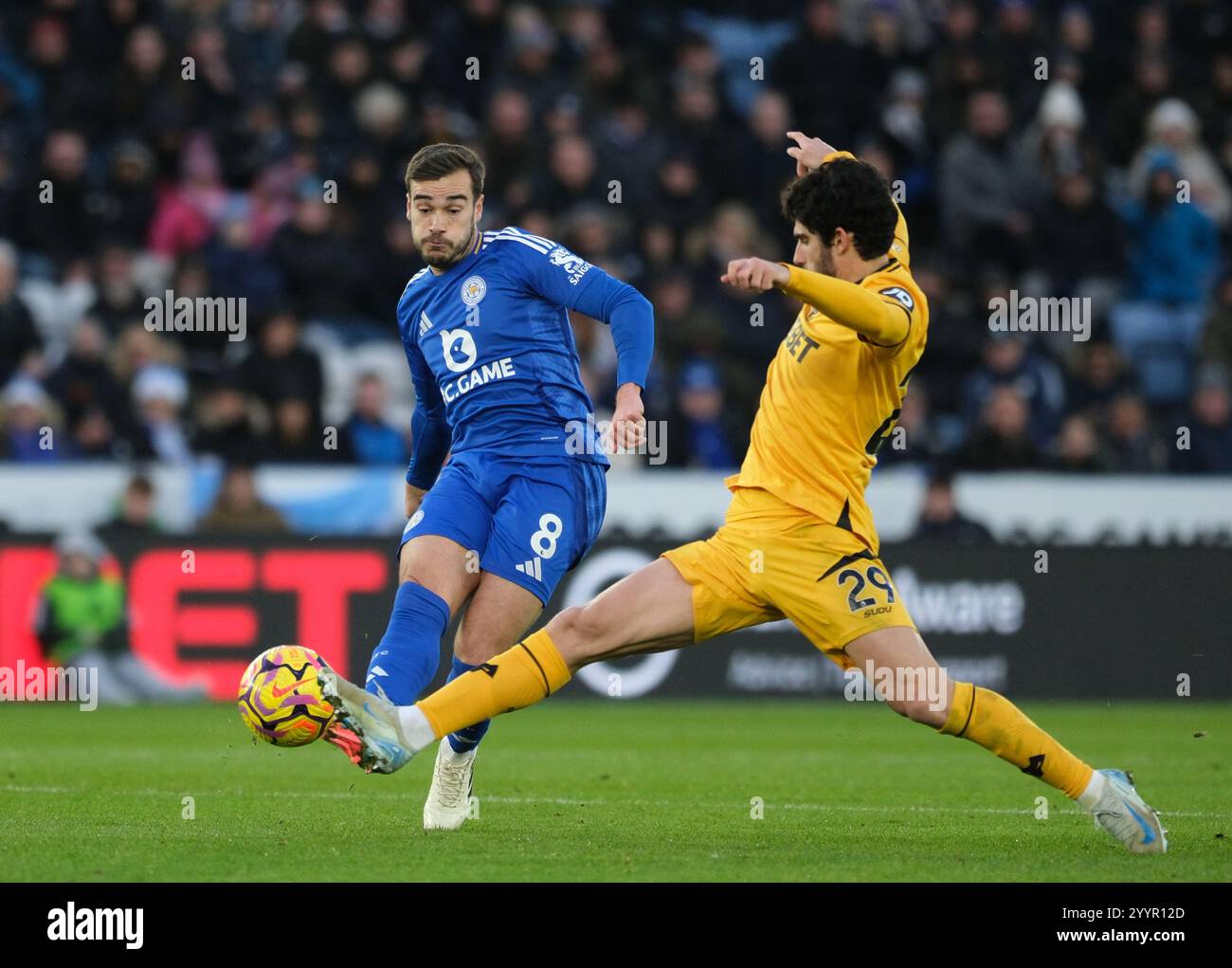 King Power Stadium, Leicester, UK. 22nd Dec, 2024. Premier League ...