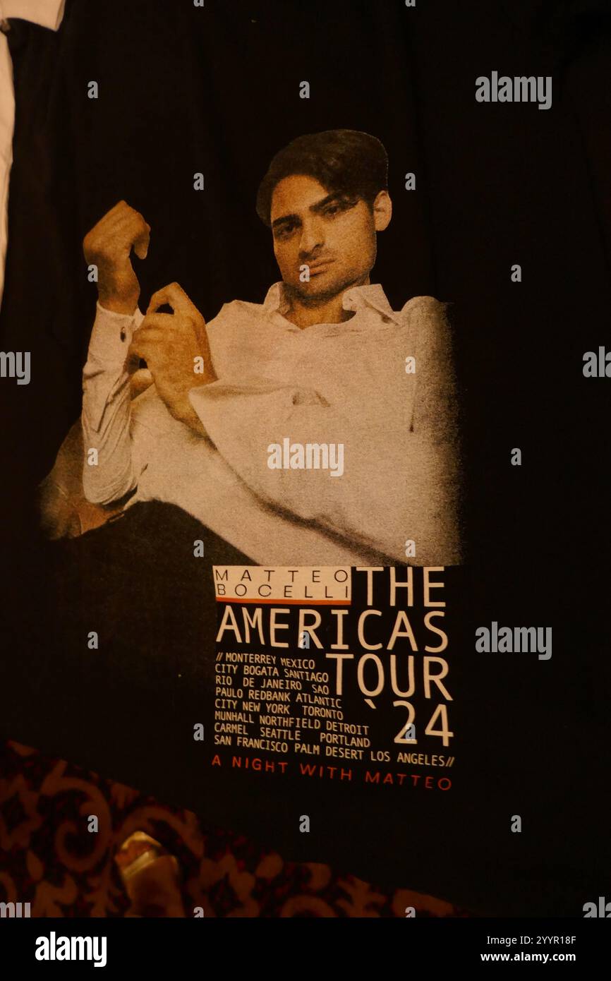 Los Angeles, California, USA 21st December 2024 Singer Matteo Bocelli A ...