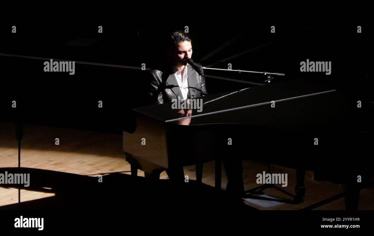 Los Angeles, California, USA 21st December 2024 Singer Matteo Bocelli ...