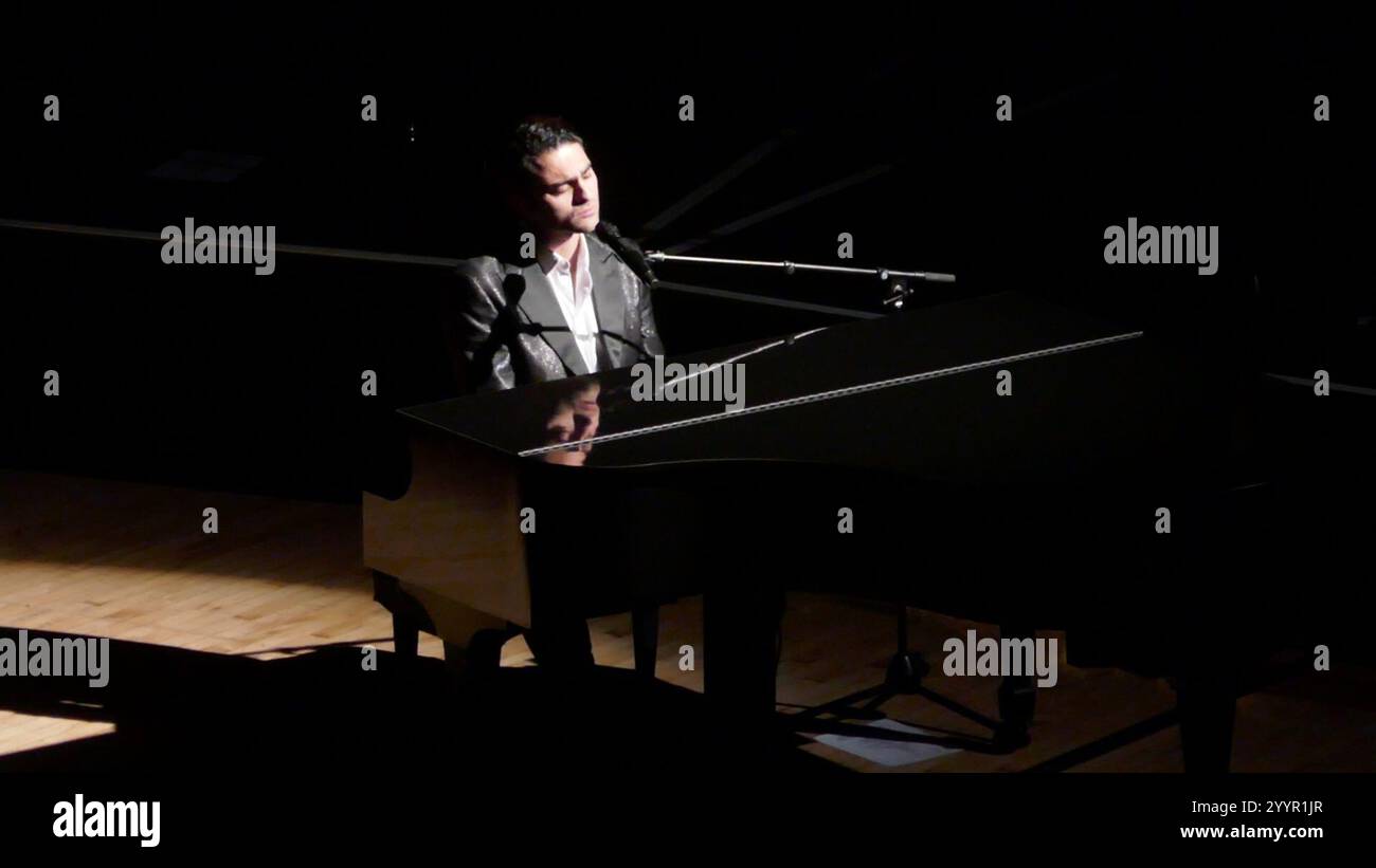Los Angeles, California, USA 21st December 2024 Singer Matteo Bocelli ...