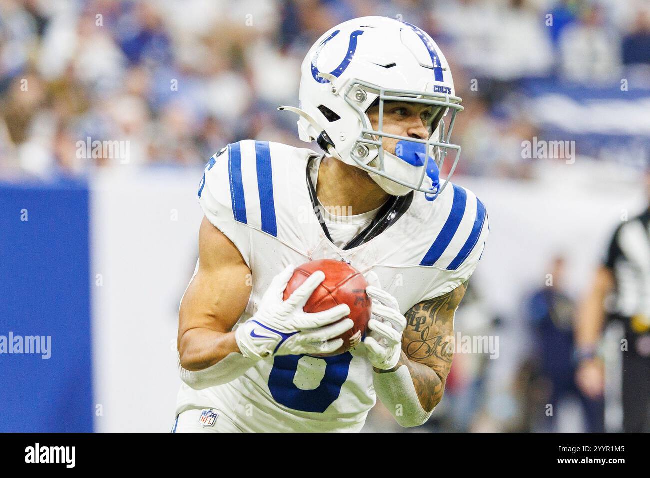Indianapolis, Indiana, USA. 22nd Dec, 2024. Indianapolis Colts wide ...
