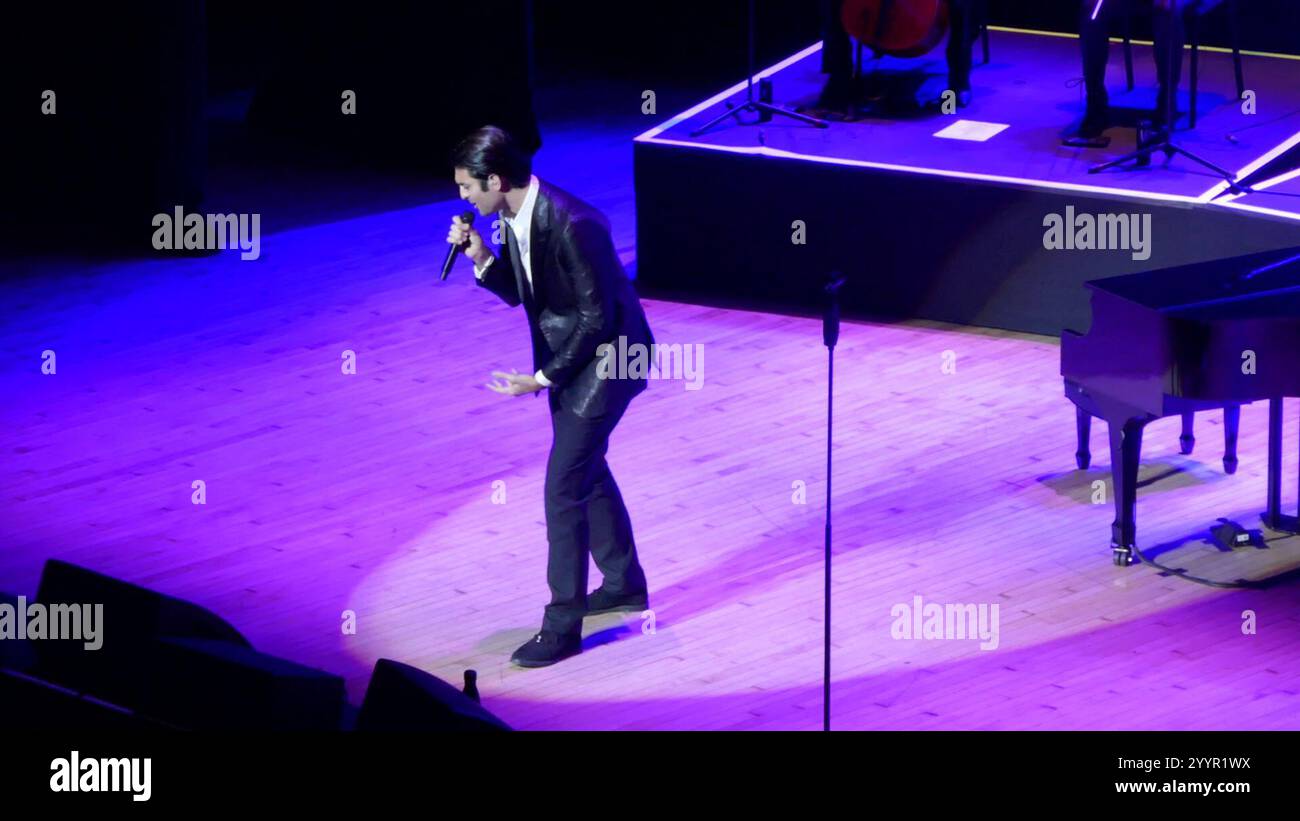 Los Angeles, California, USA 21st December 2024 Singer Matteo Bocelli ...