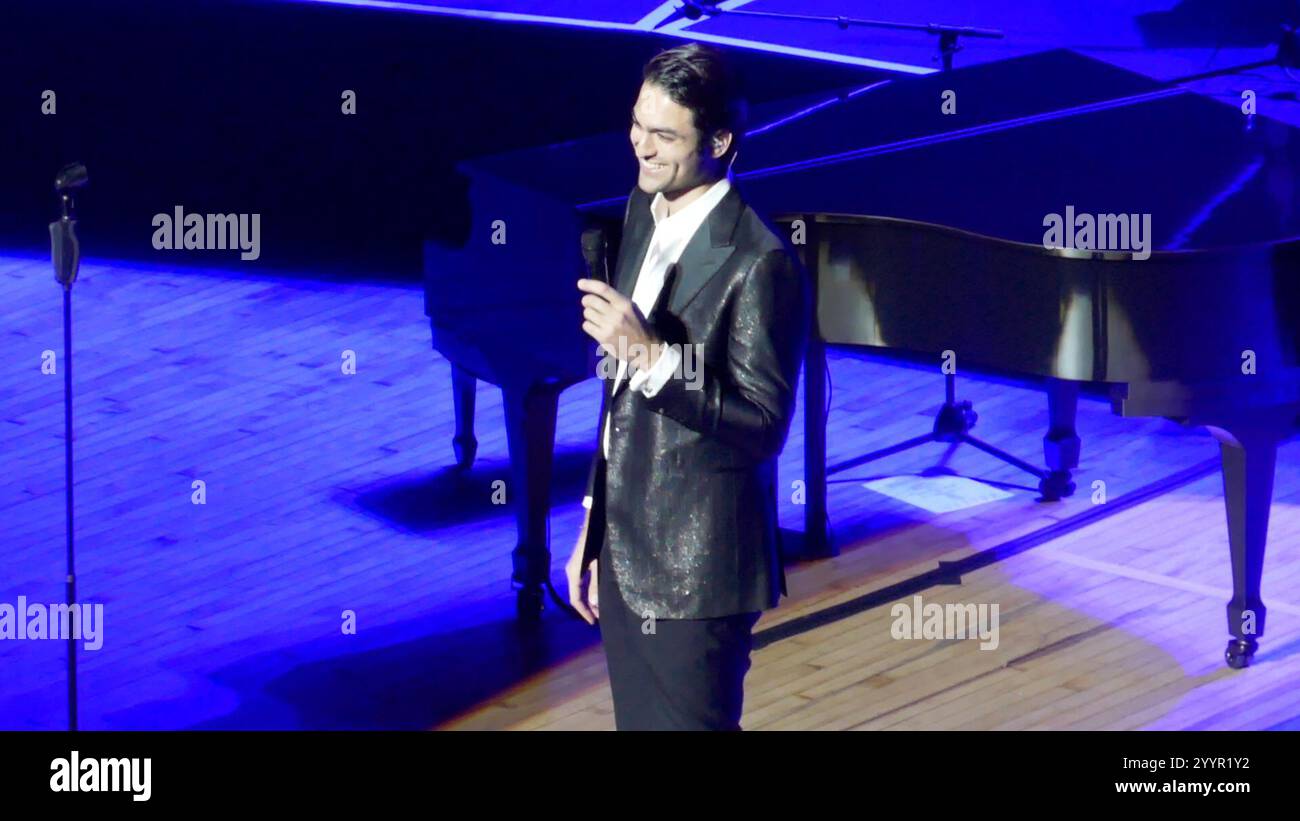 Los Angeles, California, USA 21st December 2024 Singer Matteo Bocelli ...
