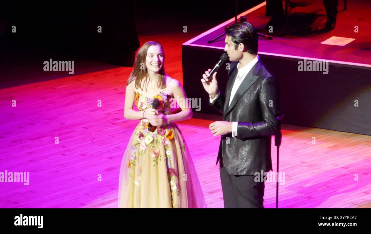 Los Angeles, California, USA 21st December 2024 Singer Sanah and Singer ...