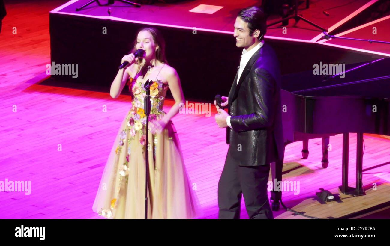 Los Angeles, California, USA 21st December 2024 Singer Sanah and Singer ...