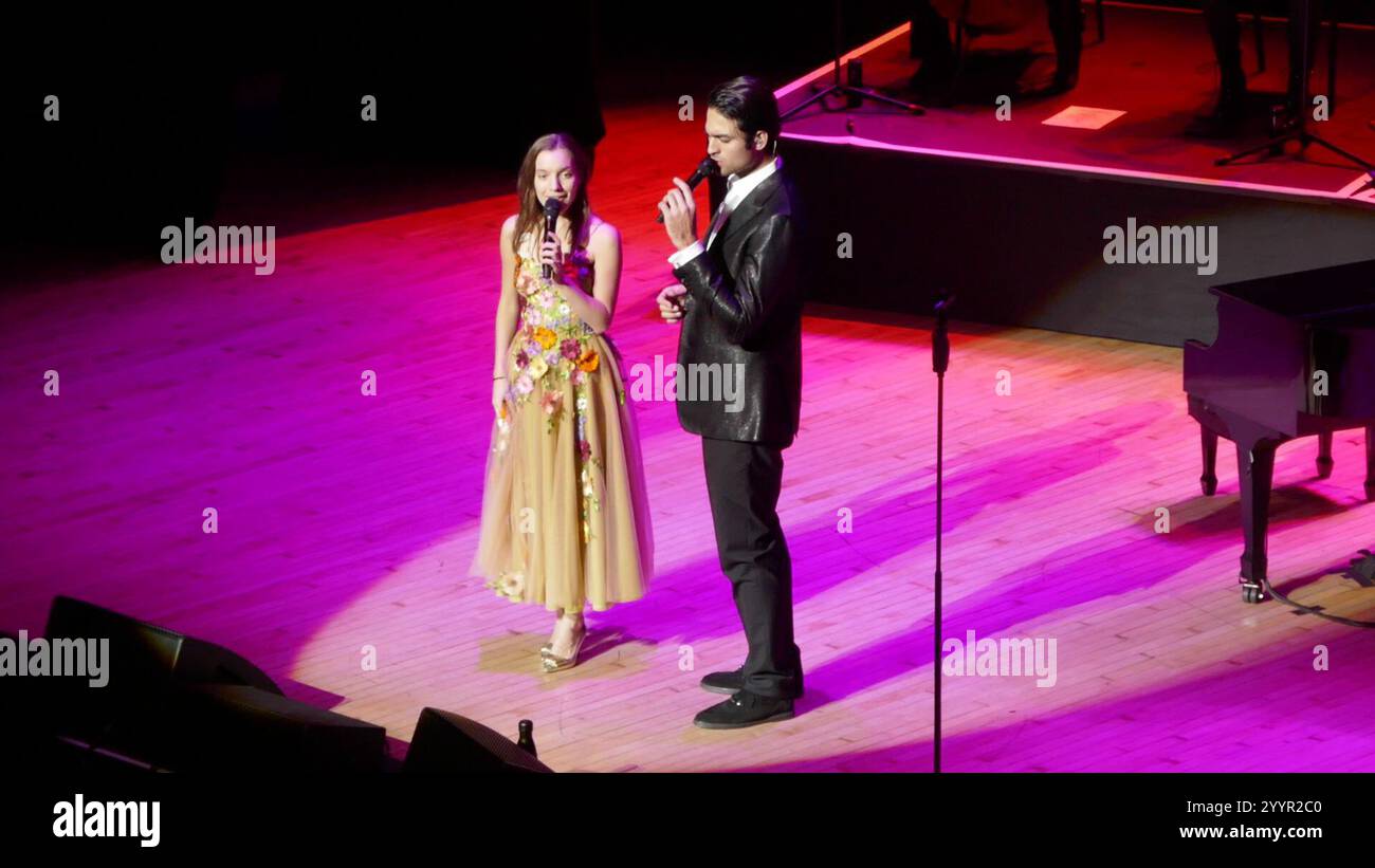 Los Angeles, California, USA 21st December 2024 Singer Sanah and Singer ...