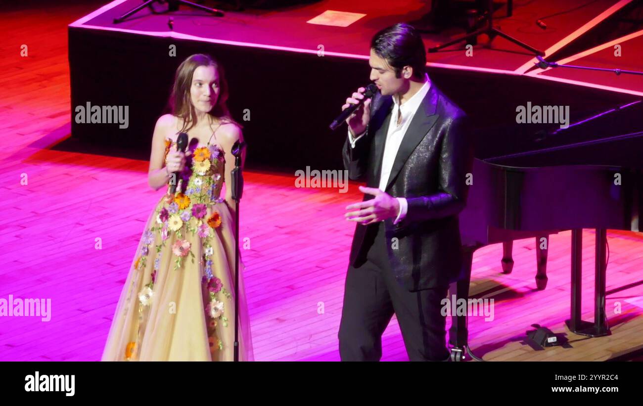 Los Angeles, California, USA 21st December 2024 Singer Sanah and Singer ...