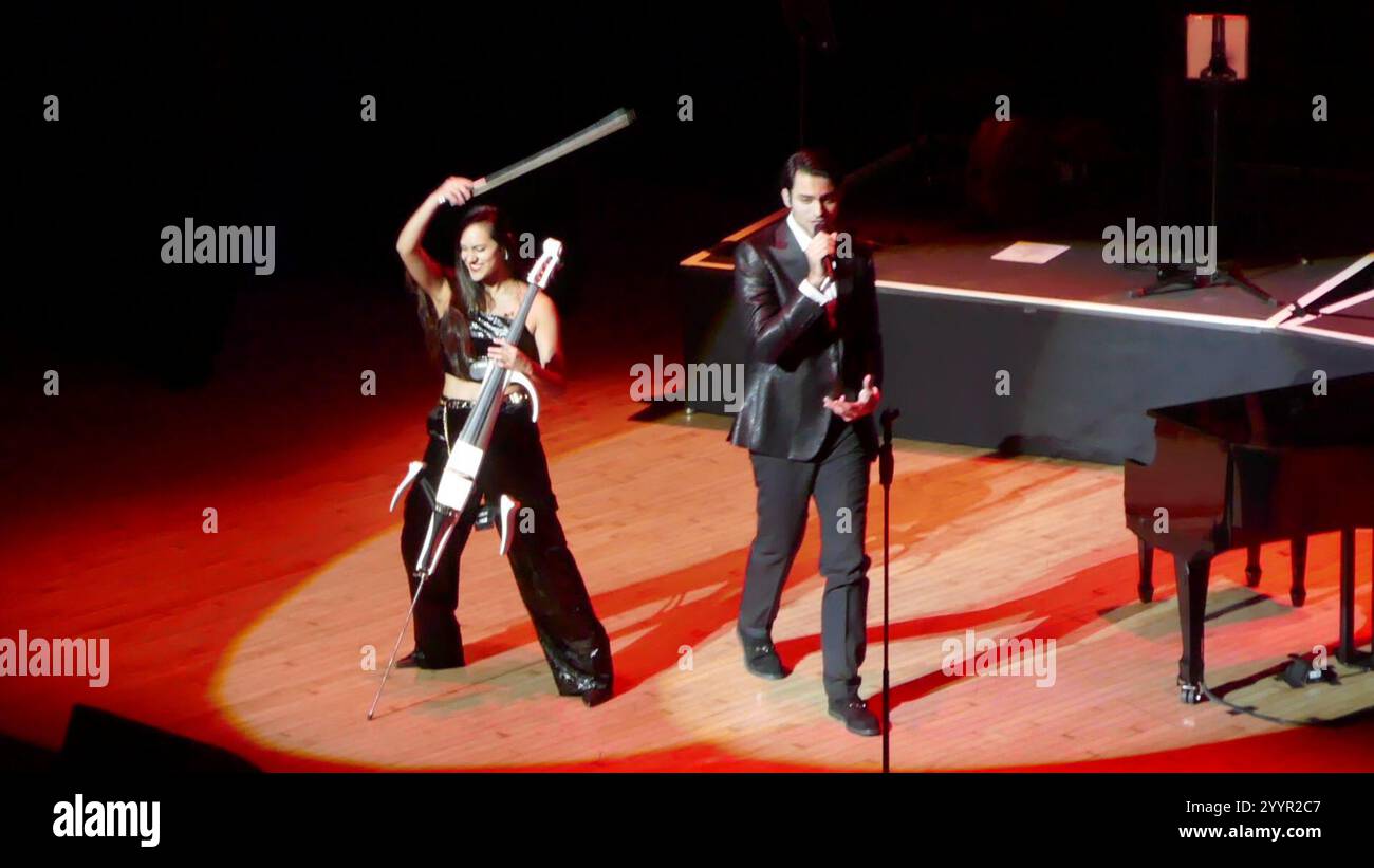 Los Angeles, California, USA 21st December 2024 Singer Matteo Bocelli ...