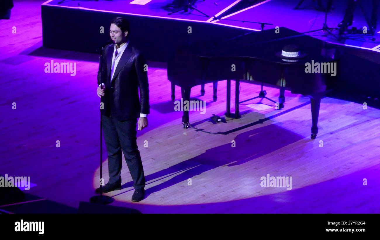 Los Angeles, California, USA 21st December 2024 Singer Matteo Bocelli ...