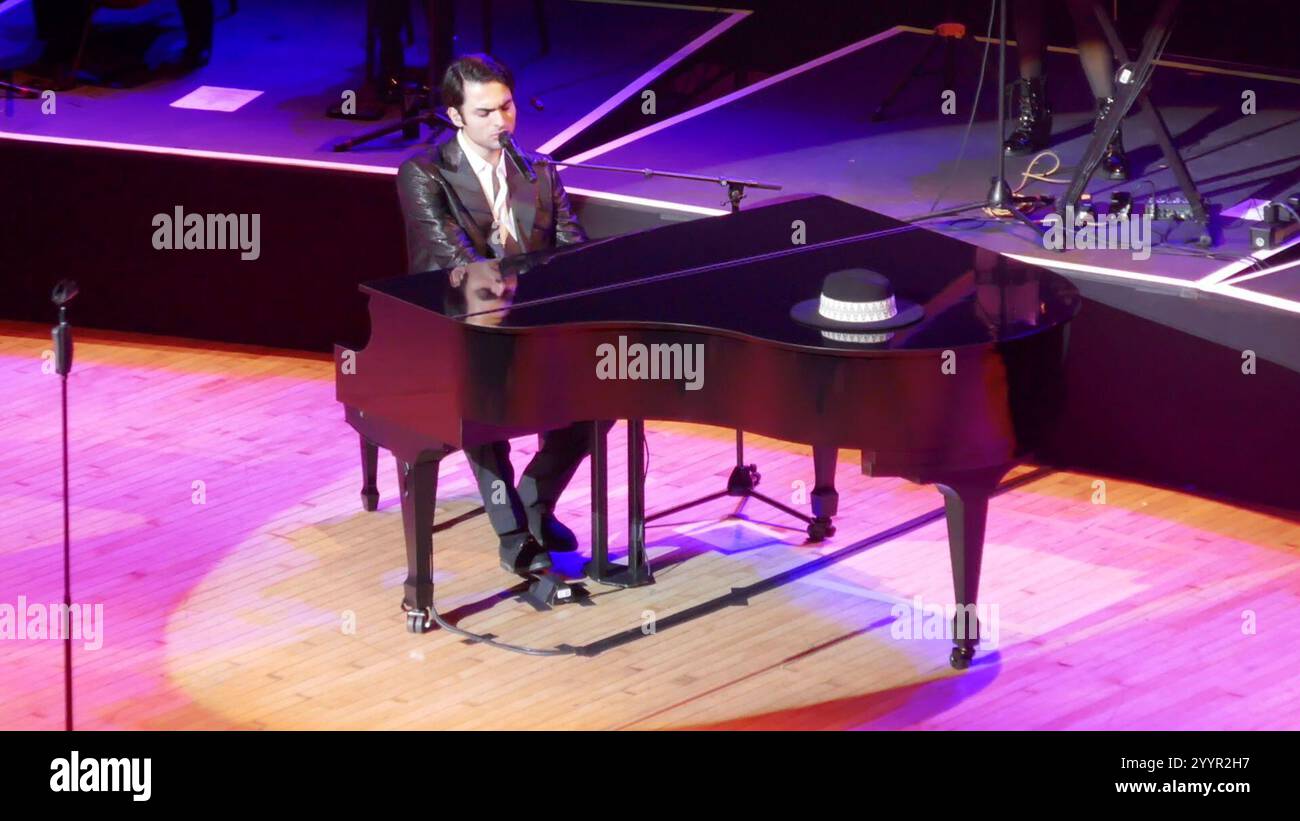 Los Angeles, California, USA 21st December 2024 Singer Matteo Bocelli ...