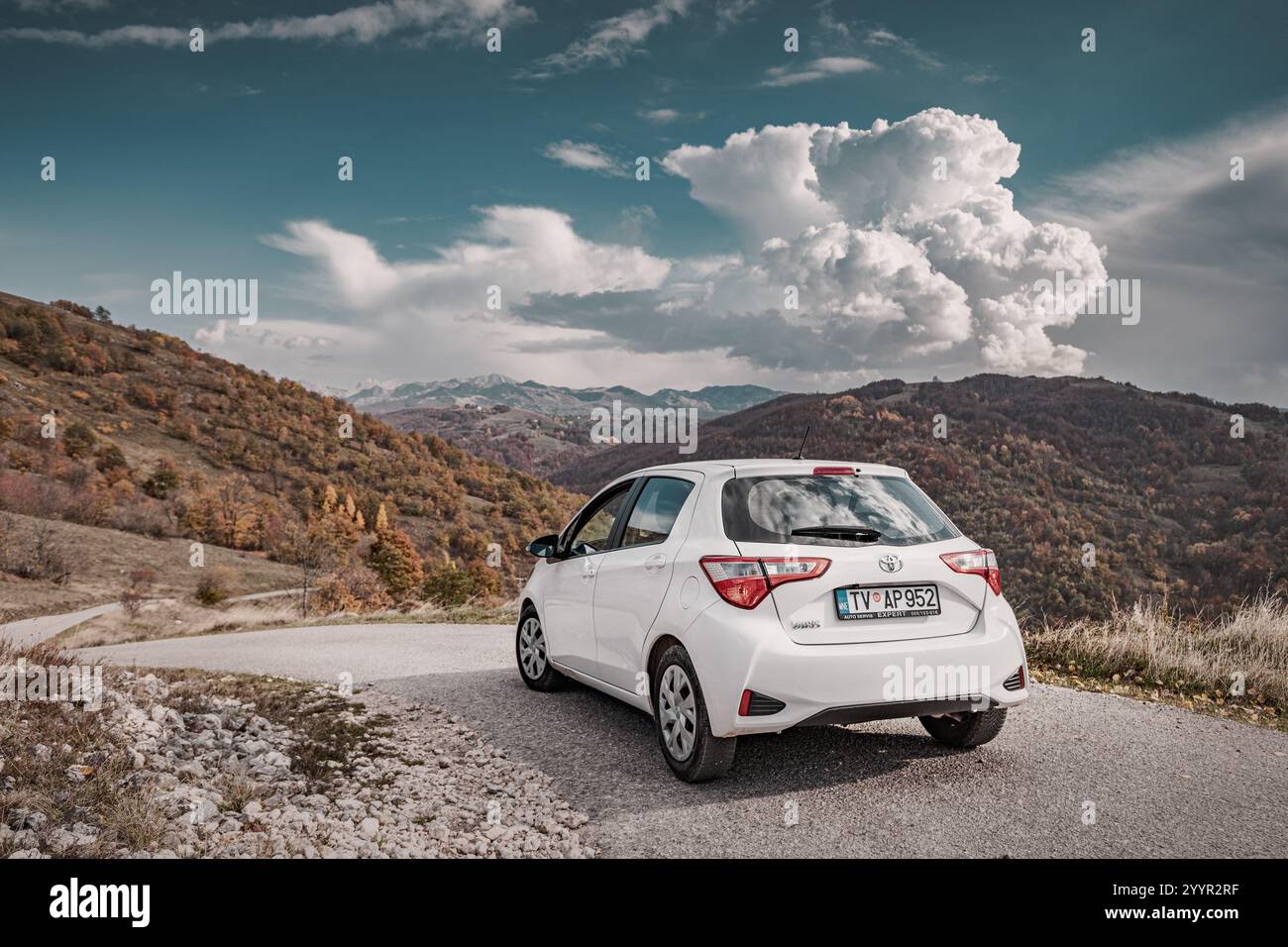 Toyota hatchback car parked hi-res stock photography and images - Alamy
