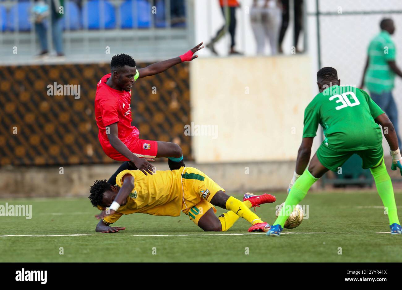 NAIROBI, KENYA - DECEMBER 21: Mathare United Daniel Odhiambo (down ...