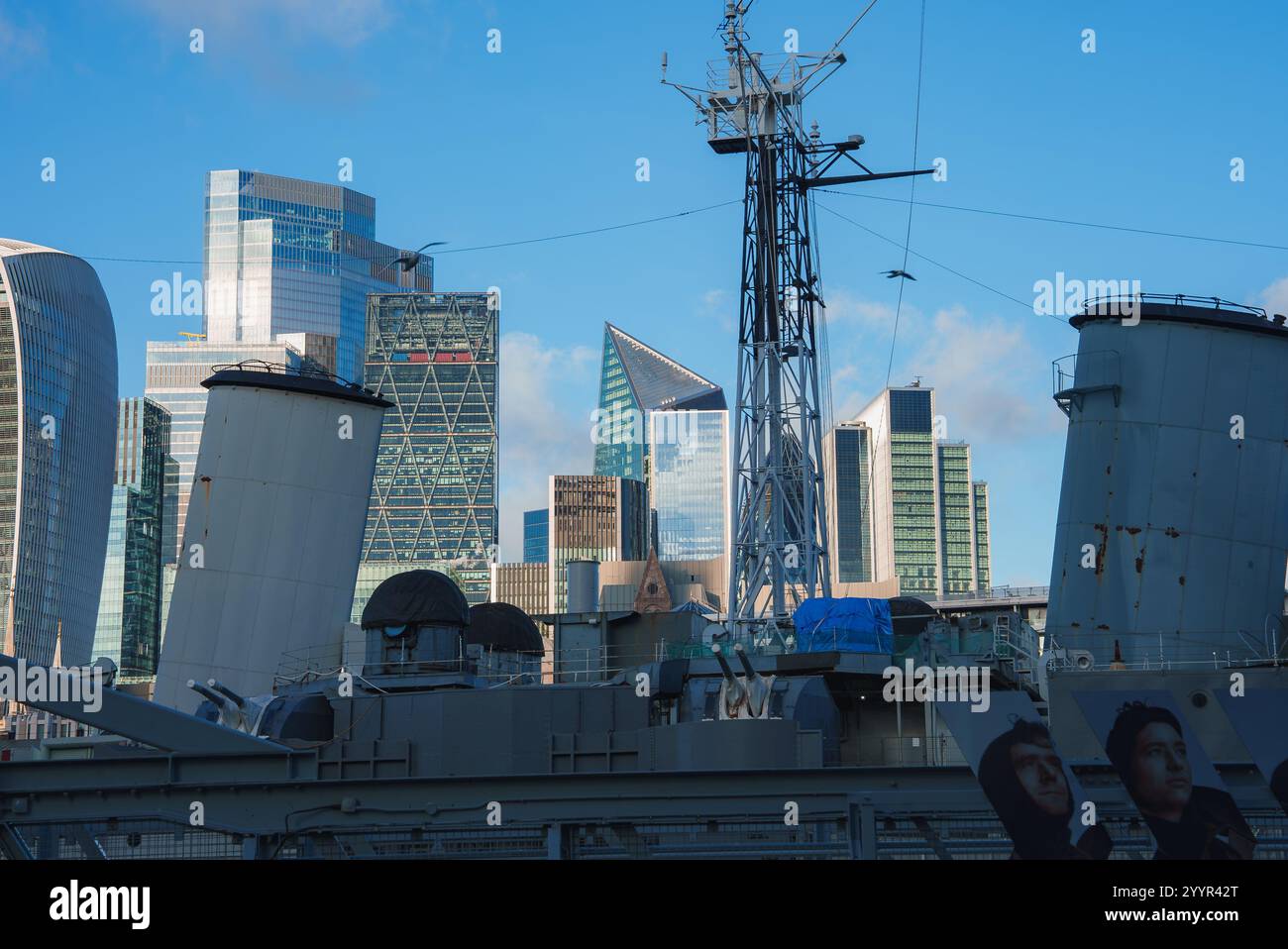 The image captures London's skyline with the Leadenhall Building ...