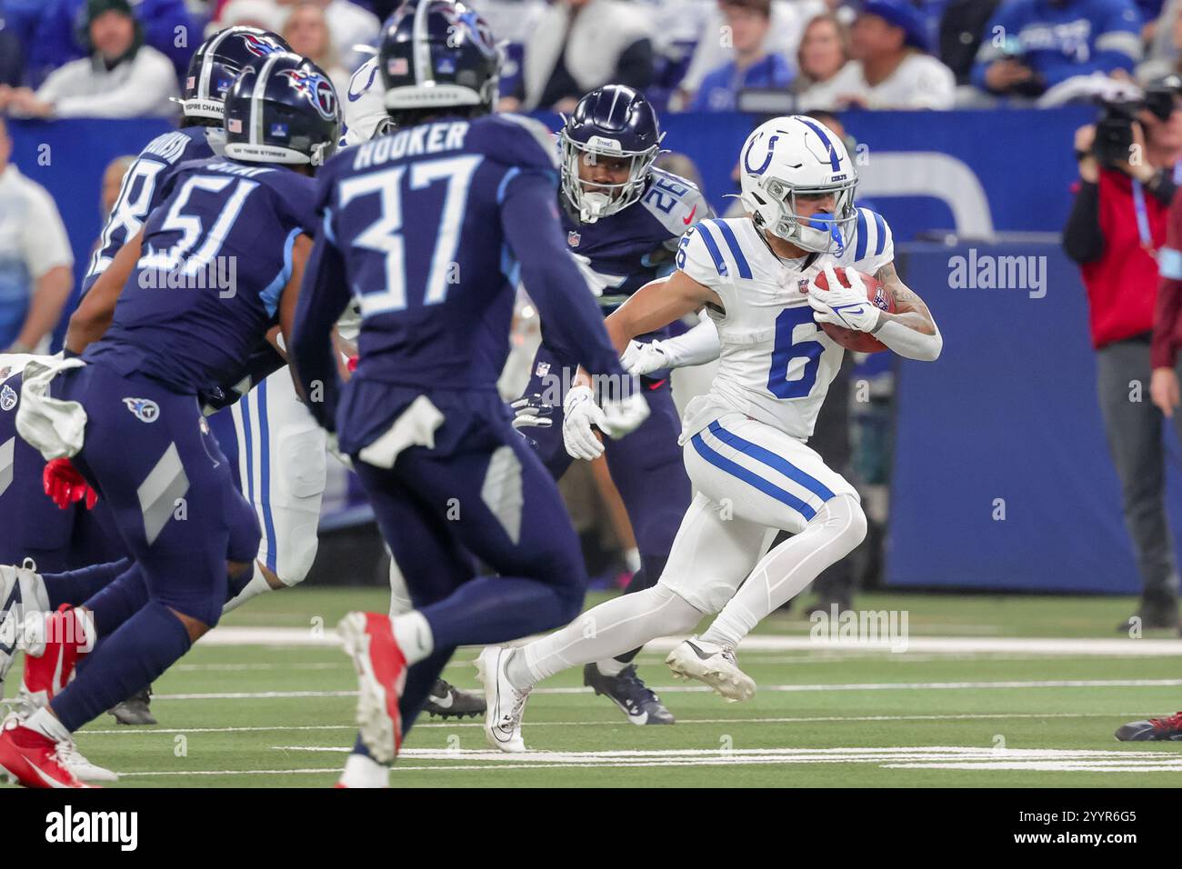 Indianapolis, Indiana, USA. 22nd Dec, 2024. Indianapolis Colts wide ...