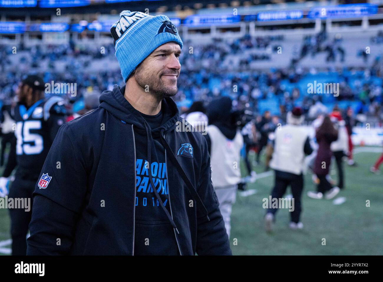 Charlotte, NC, USA. 22nd Dec, 2024. Carolina Panthers head coach Dave ...