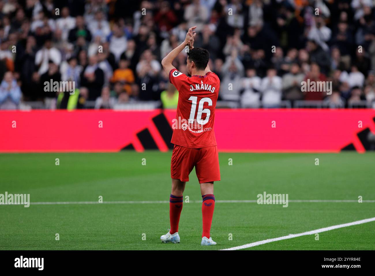 Madrid, Spain. 22nd Dec, 2024. Jesus Navas of Sevilla seen during the ...