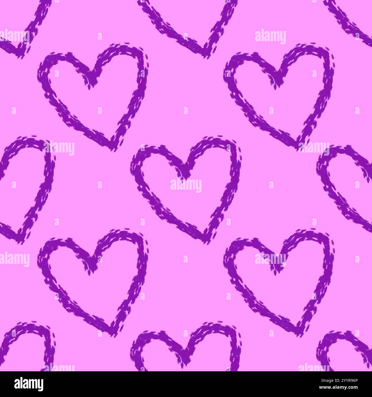Valentine love hearts seamless 14 February pattern for wrapping paper ...