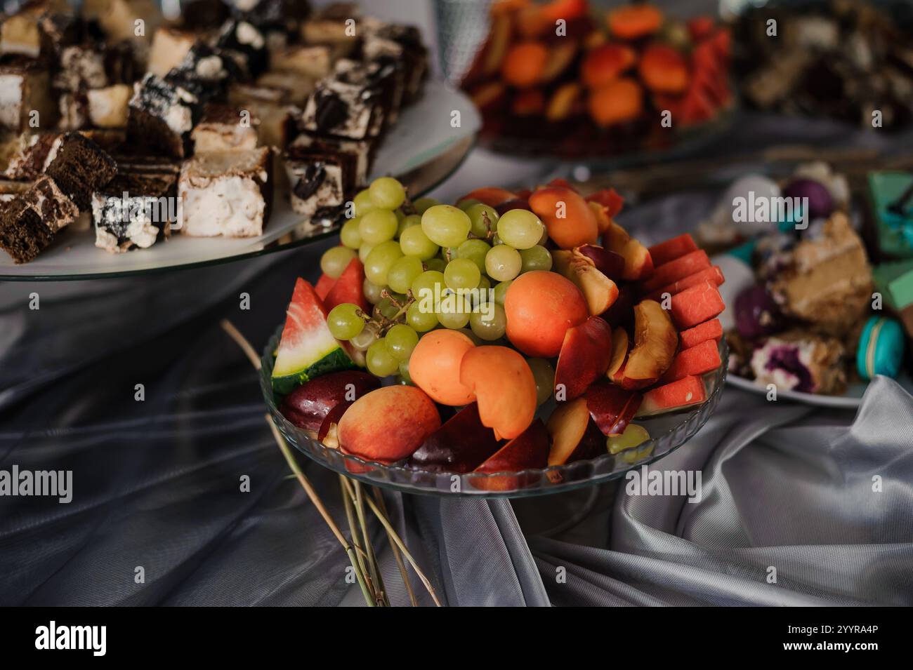 Natural festive display table hi-res stock photography and images - Alamy
