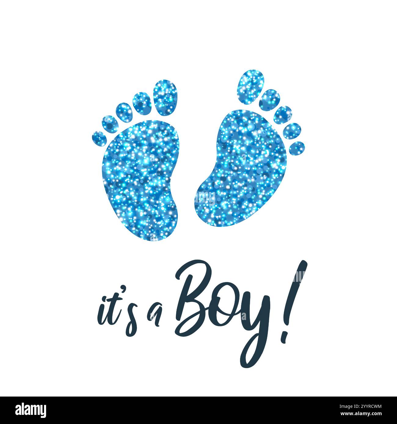 Childish baby shower card Stock Vector Images - Alamy