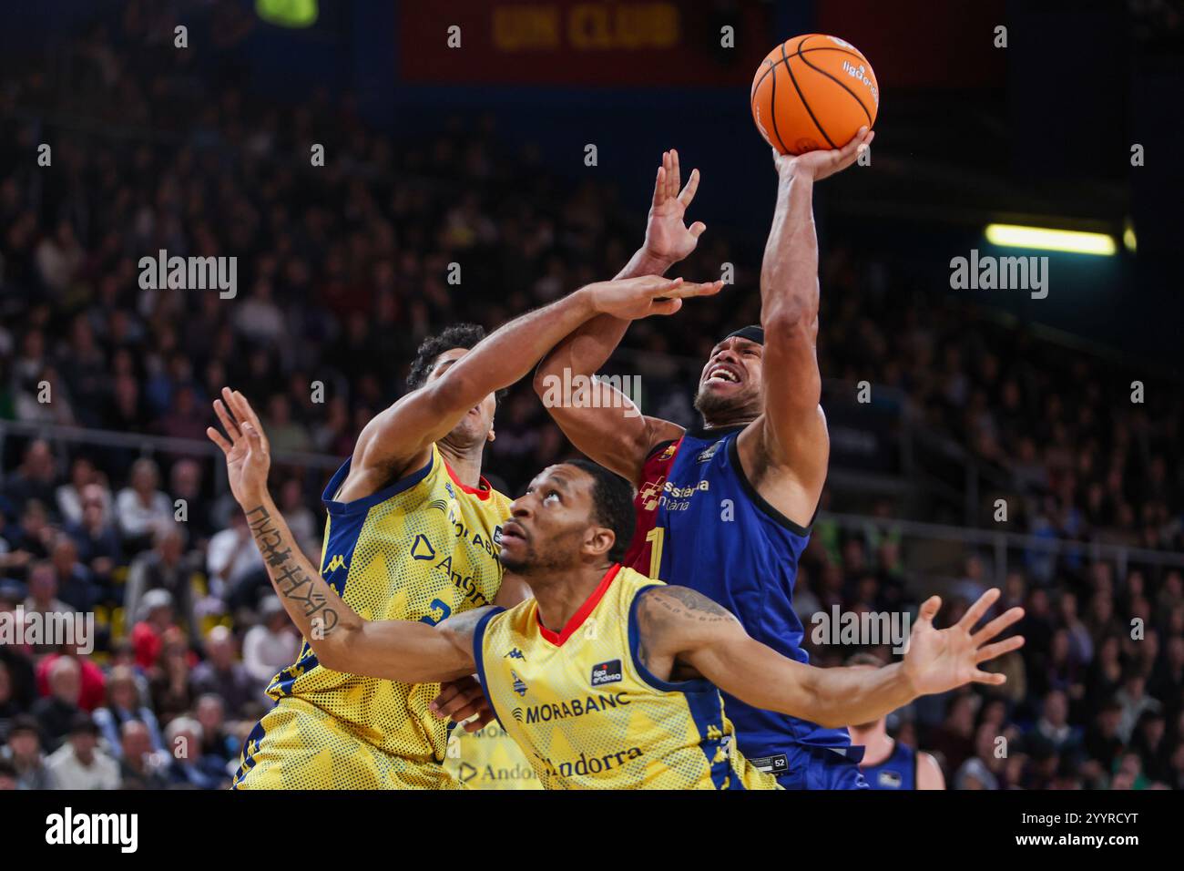 Barcelona, Spain. 22nd Dec, 2024. Justin Anderson of FC Barcelona ...