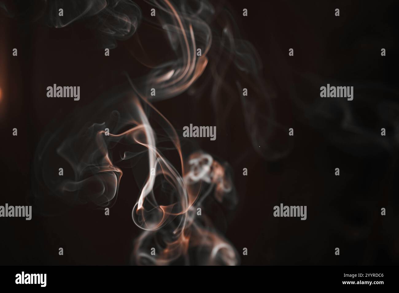 trend color 2025. Burning aromatic incense smoky stick for meditation ...