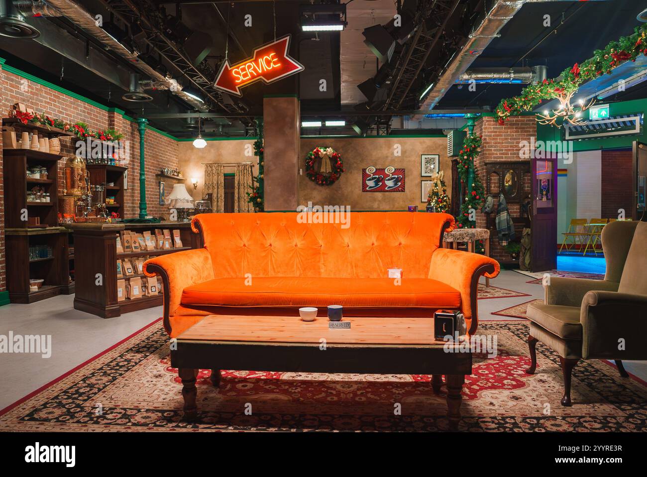 Replica of Central Perk Cafe Set from Friends in London Stock Photo - Alamy
