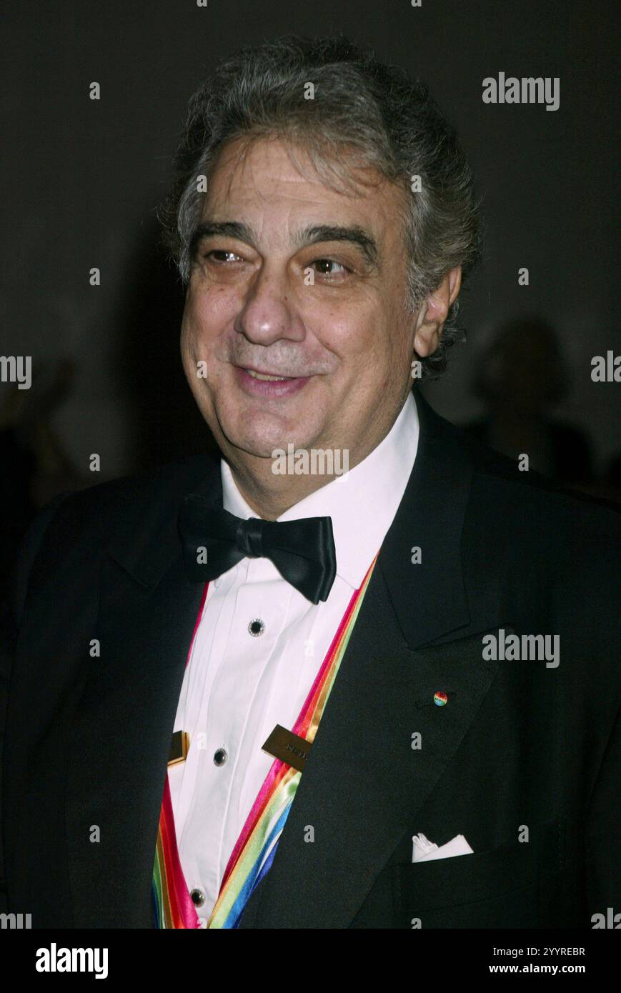 Placido Domingo attends the 2002 Kennedy Center Honors in the Hall of ...