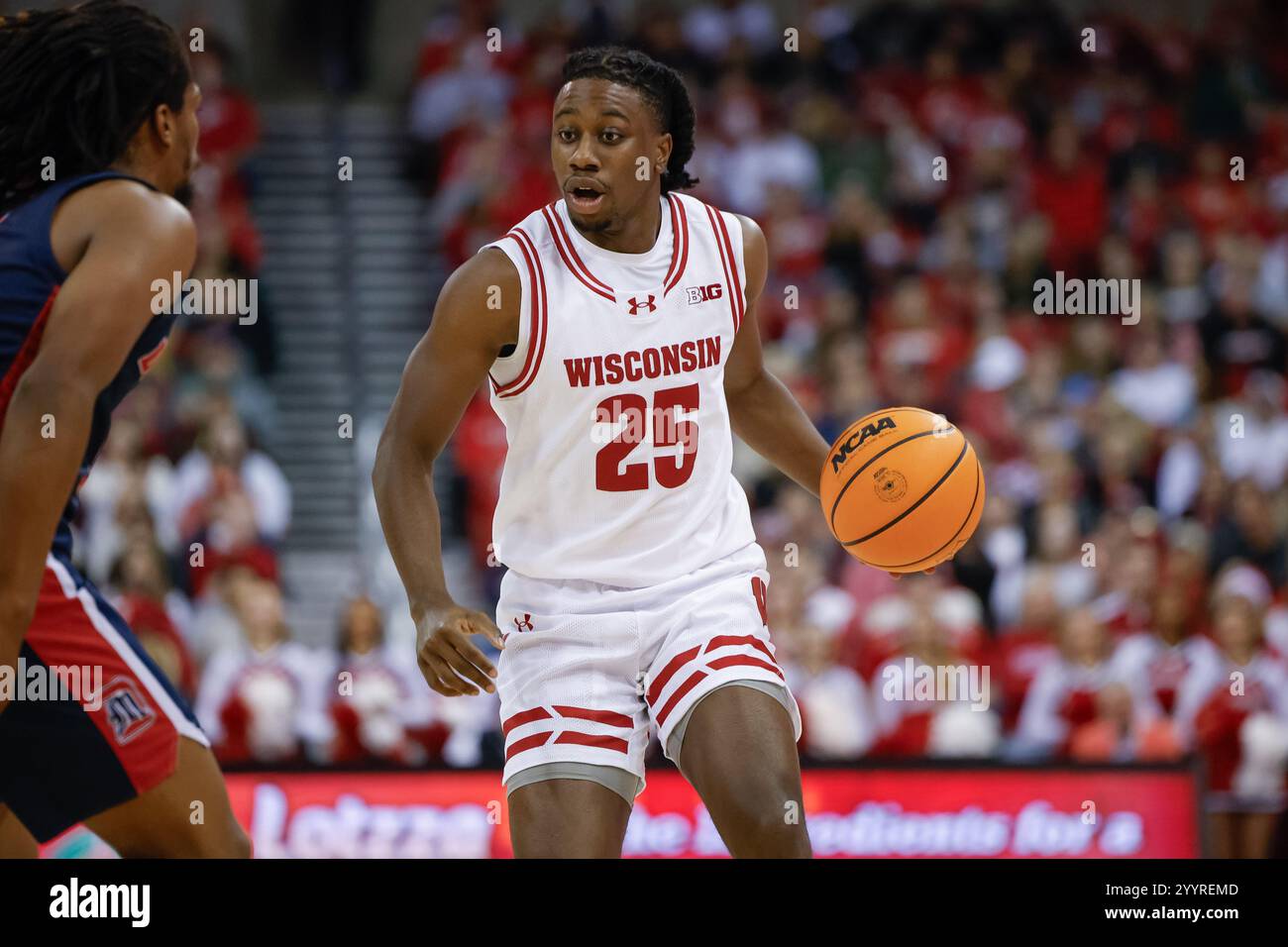 December 22, 2024: Wisconsin Badgers guard John Blackwell (25) during ...