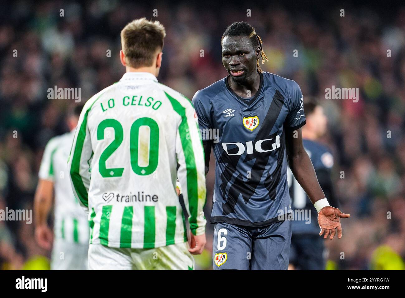 Pathe Ciss of Rayo Vallecano looks on during the Spanish league, LaLiga ...