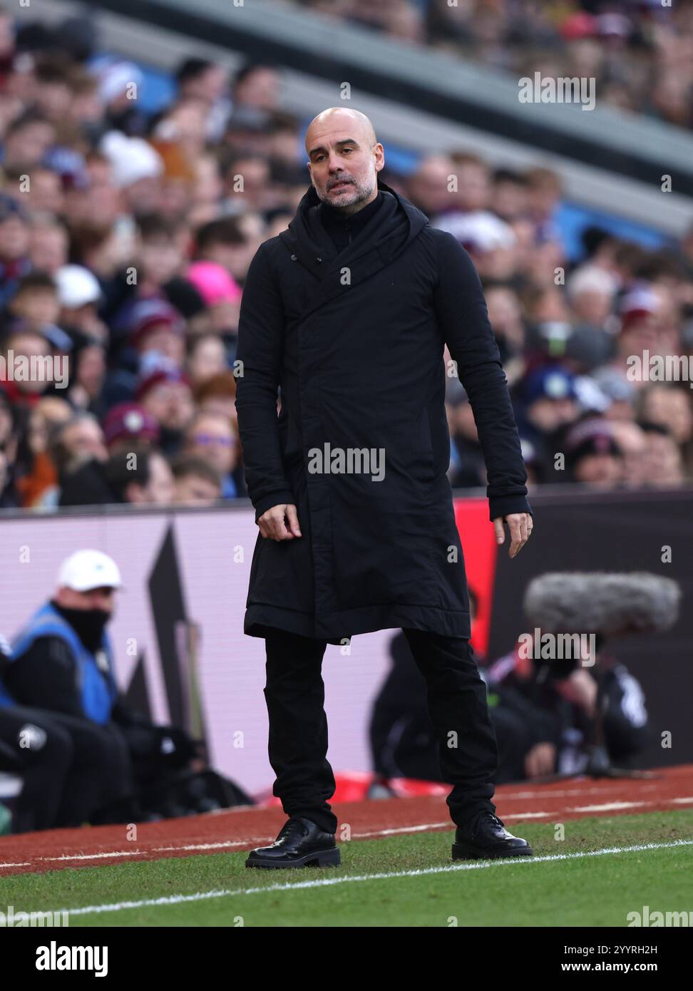 Birmingham, UK. 21st Dec, 2024. Pep Guardiola (Man City manager) at the ...