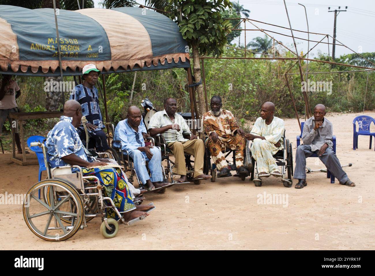 Disabled Biafran war veterans Stock Photo - Alamy