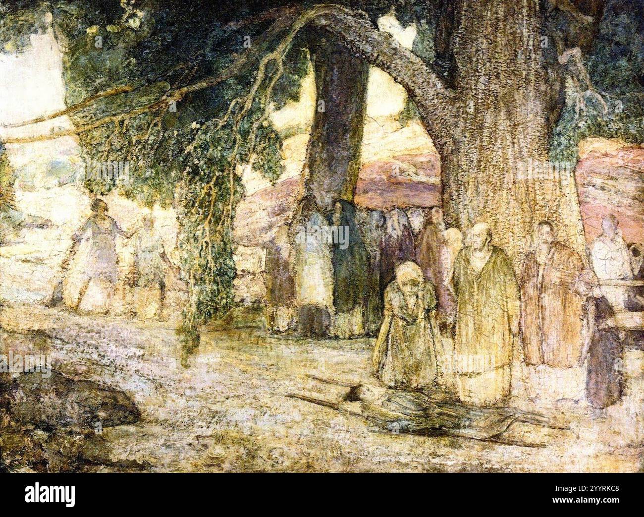 Disciples Healing the Sick, by Henry Ossawa Tanner Stock Photo - Alamy