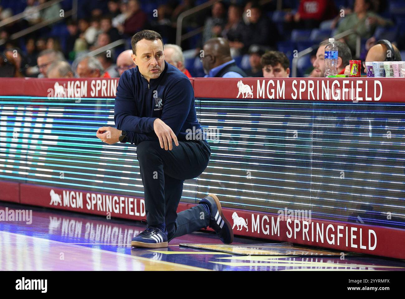SPRINGFIELD, MA - DECEMBER 21: Rhode Island Rams head coach Archie ...