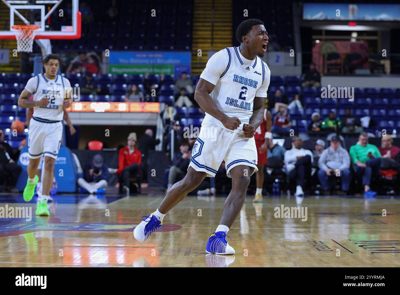 SPRINGFIELD, MA - DECEMBER 21: Rhode Island Rams guard Jaden House (2 ...