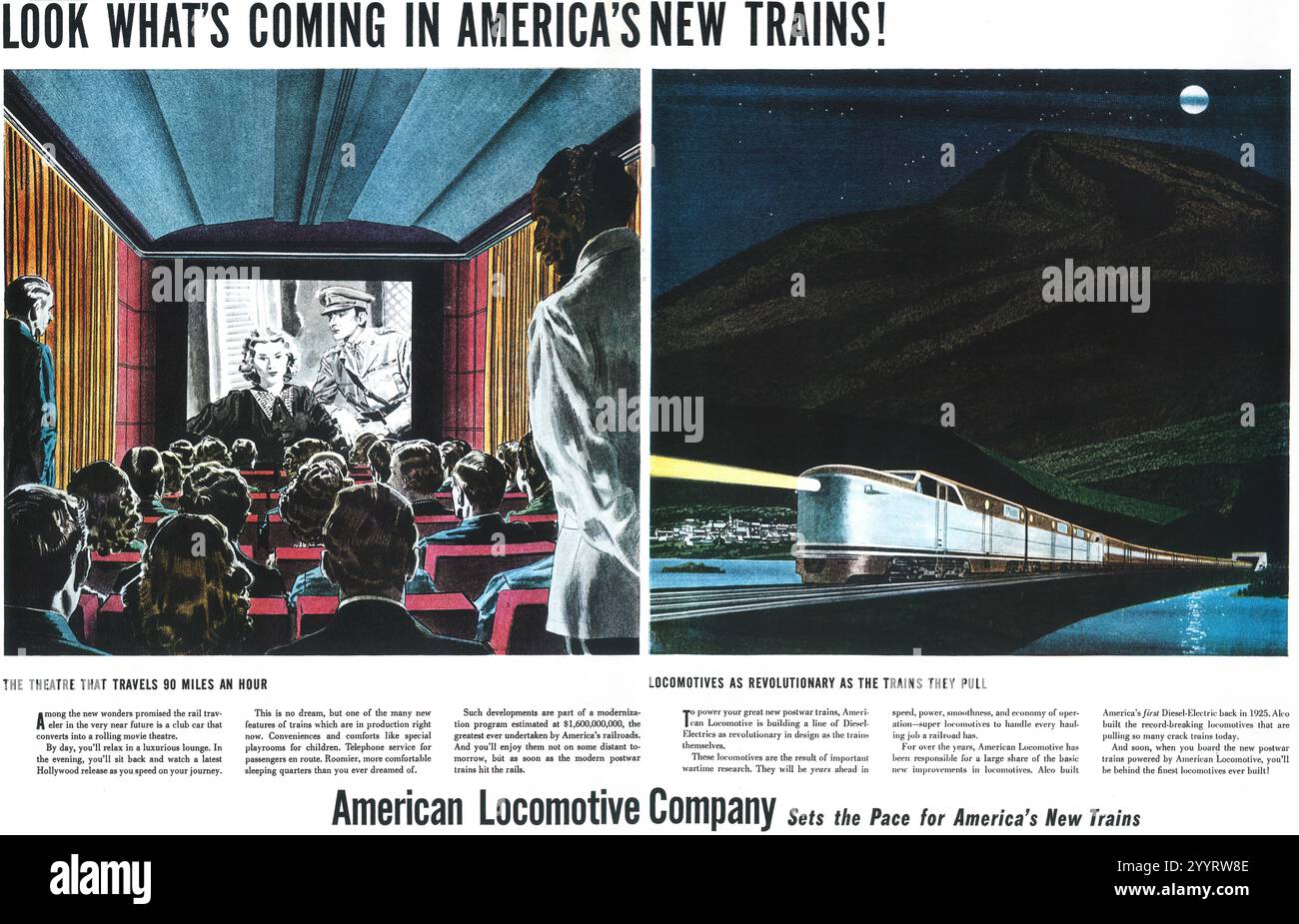 Diesel electric locomotive 1940s hi-res stock photography and images ...
