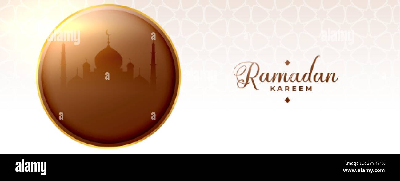 religious ramadan kareem fasting season islamic banner design Stock ...