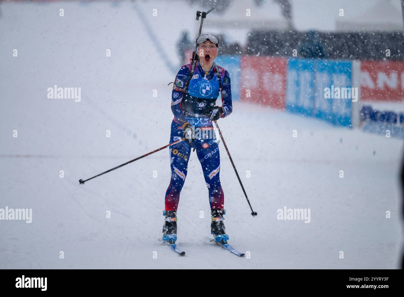 Le Grand Bornand, France. 22nd Dec, 2024. RICHARD Jeanne, Women 12, 5 ...