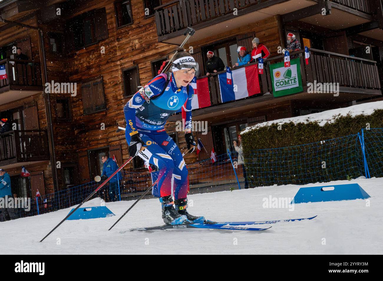 Le Grand Bornand, France. 22nd Dec, 2024. RICHARD Jeanne, Women 12, 5 ...